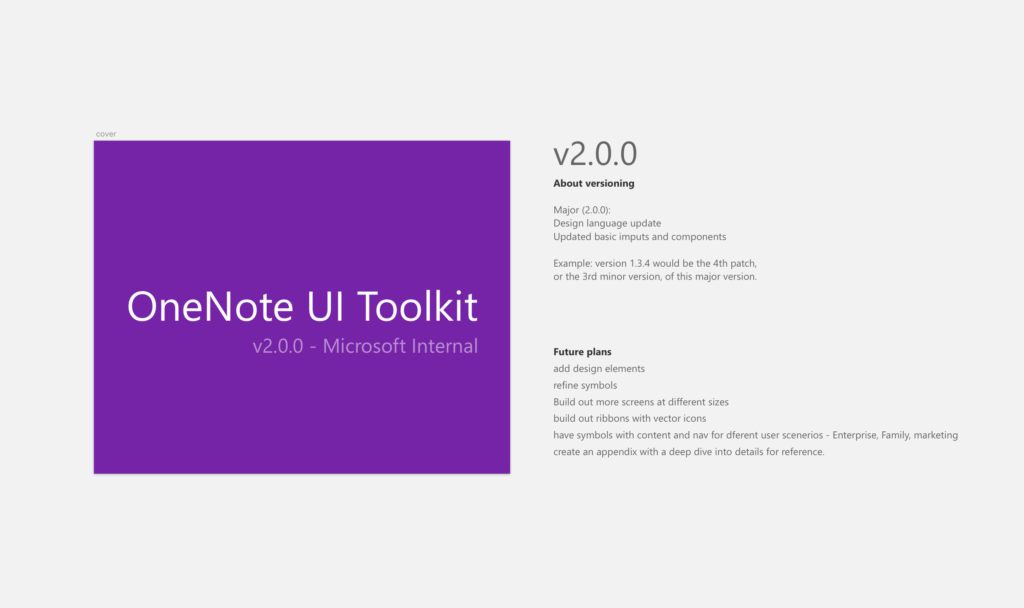 Microsoft OneNote Design System Toolkit « Ashlee Hunter || Designer
